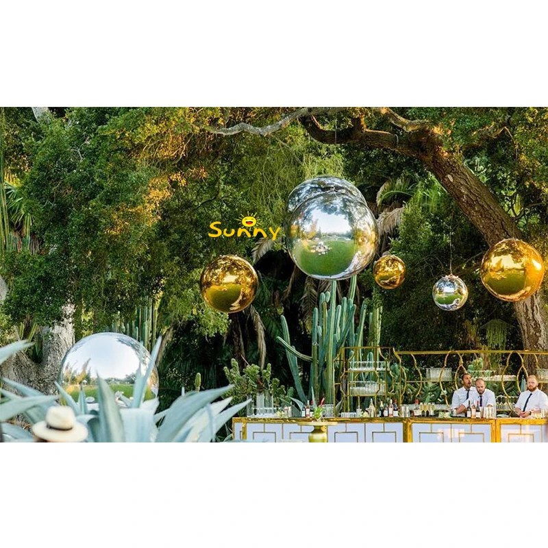Christmas Floating PVC Disco Shinny Mirror Ball Shinny Inflatable ...