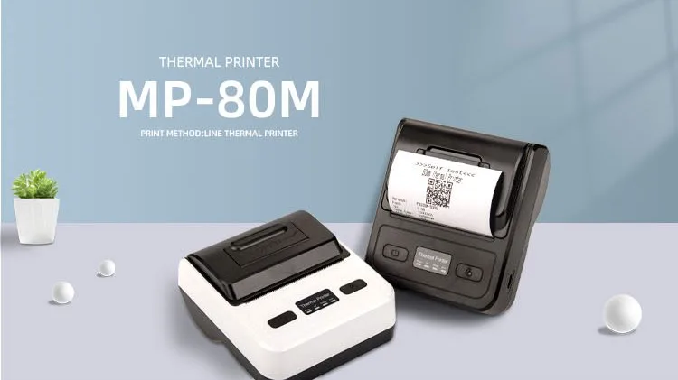 Receipt Printer 80mm Roller Thermal Portable Series Printer Kitchen ...