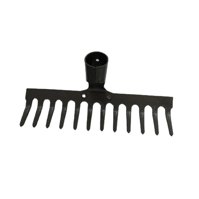 12-tine Carbon Steel Power Electrostatic Spraying Rake Head Gardening ...