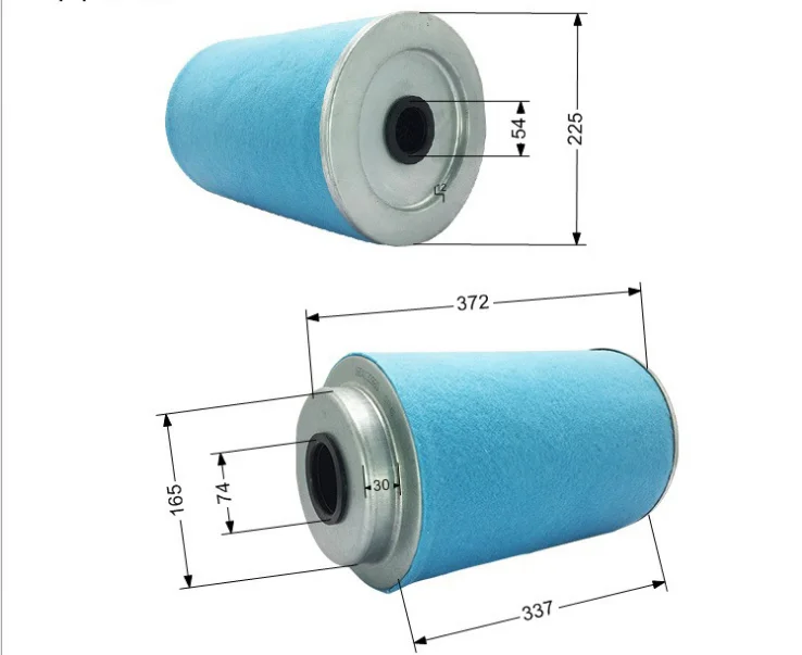 Atlascopco Screw Air Compressor Oil Separator 1604132880=3002608710 For ...