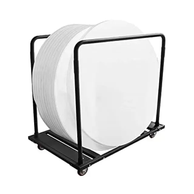 60" Round Folding Table Cart Rack - Buy Folding Table Cart Rack chair ...