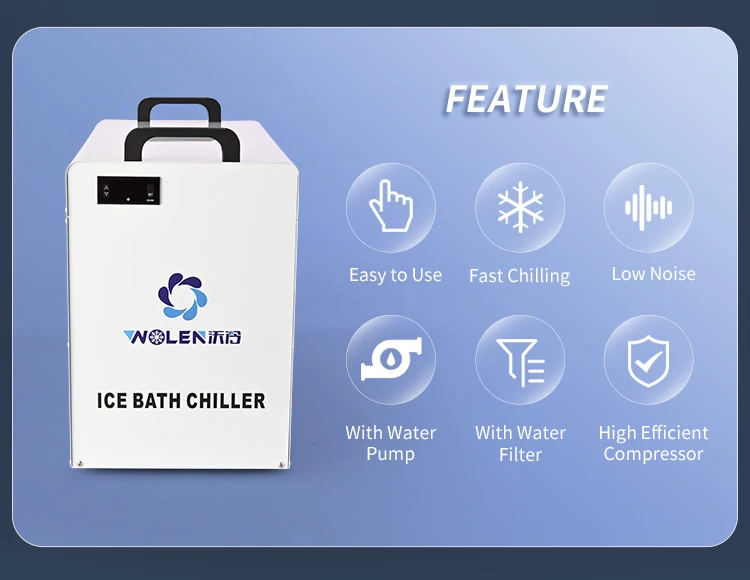 Fast Chilling Athlete Recovery - Wolen Ice Bath Chiller