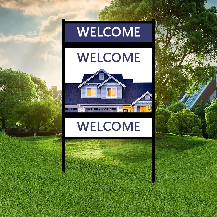 Jh-mech Open House Signs For Real Estate 18" X 30" Slide-in Yard Sign ...
