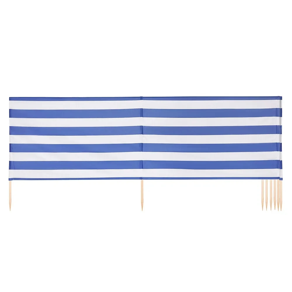 Camping Hiking Wood Poles Beach Windbreaker Screen Privacy Shield