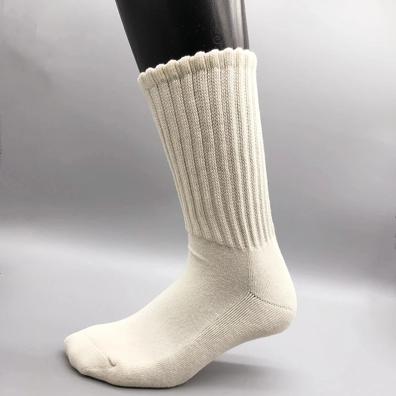 Fashion Vintage Knit Heavy Thick Ribbed Womens Cotton Slouch Socks ...
