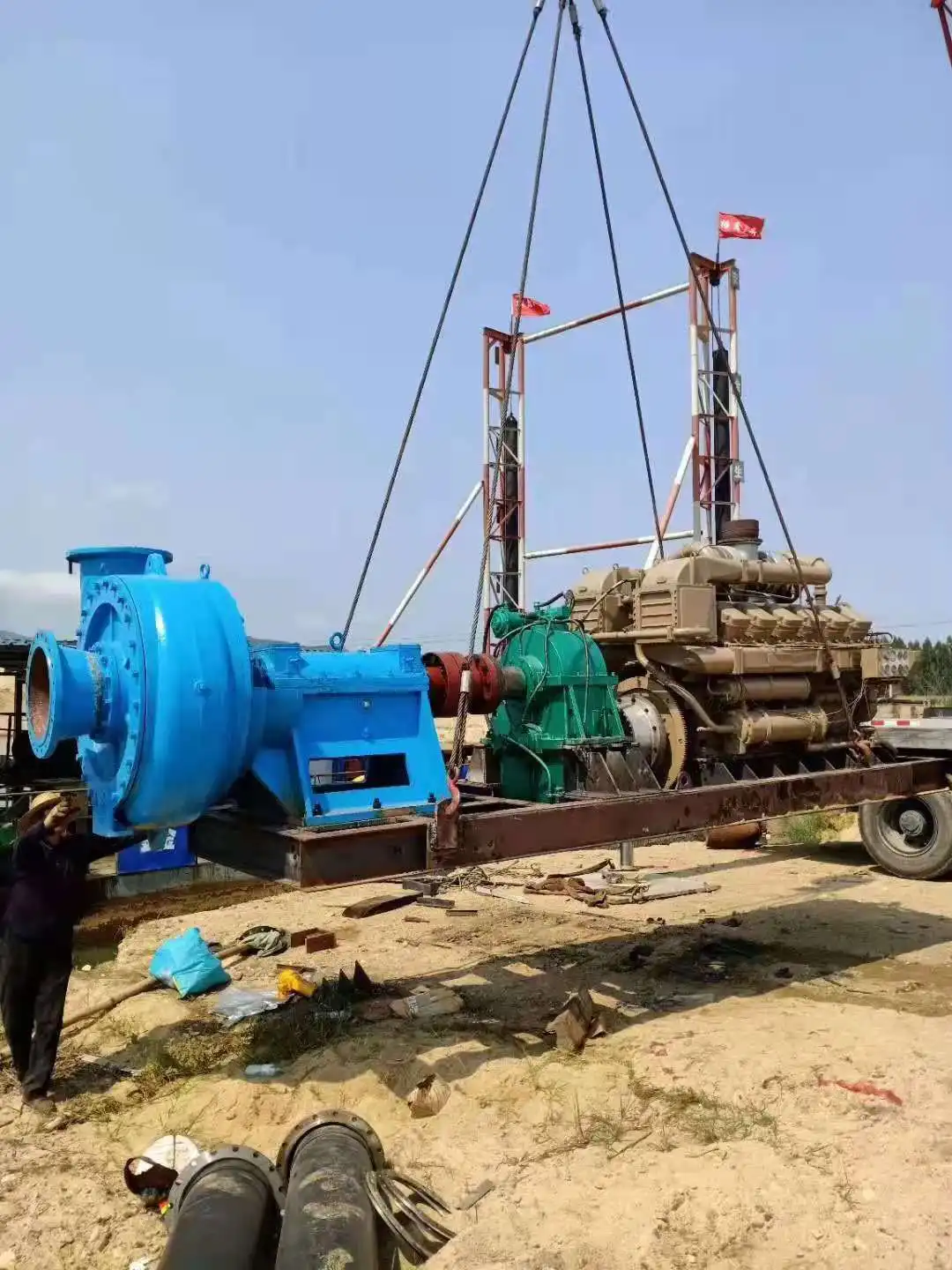 Liberia Popular 8 INCH to 22 INCH Diesel Sand Pump - High Capacity