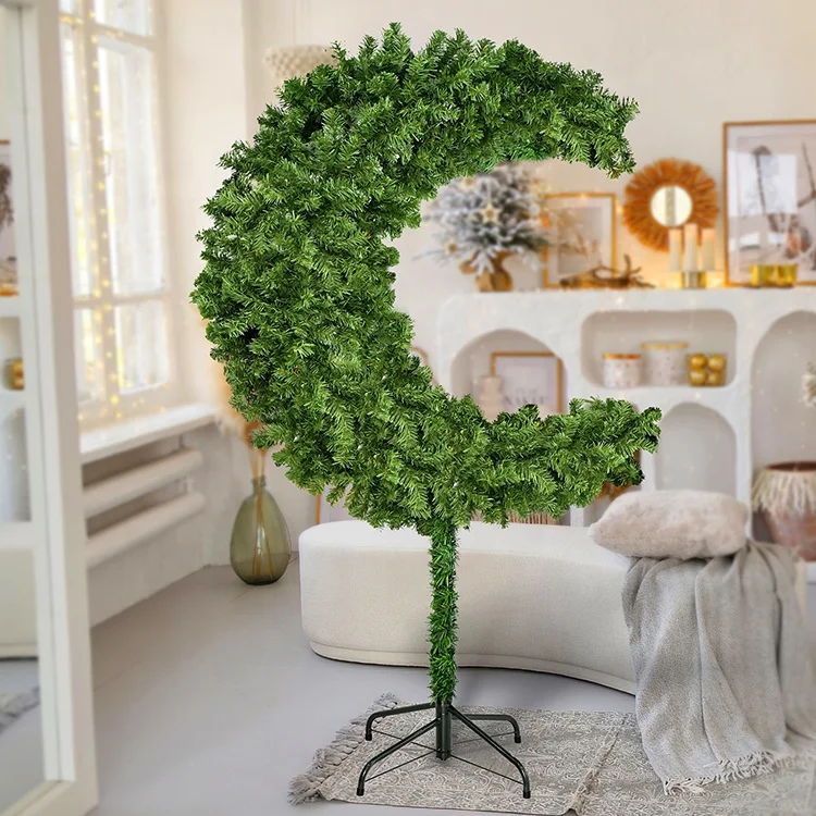 Green White Ramadan Moon Tree for Eid Decoration & Christmas ODM