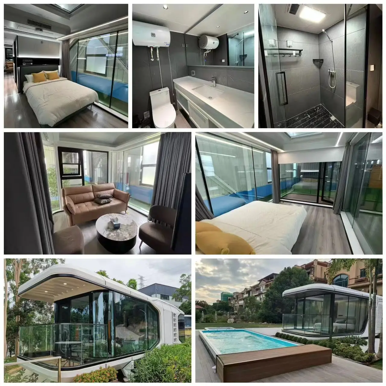 Modular Prefab Airship - Luxury Space Capsule House
