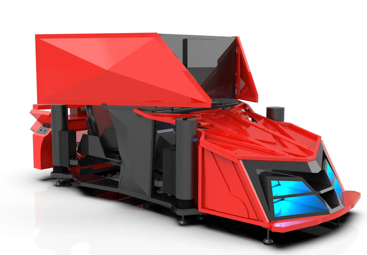 Factory Direct 4dof Vr Racing Car Driving Simulator For Entertainment ...