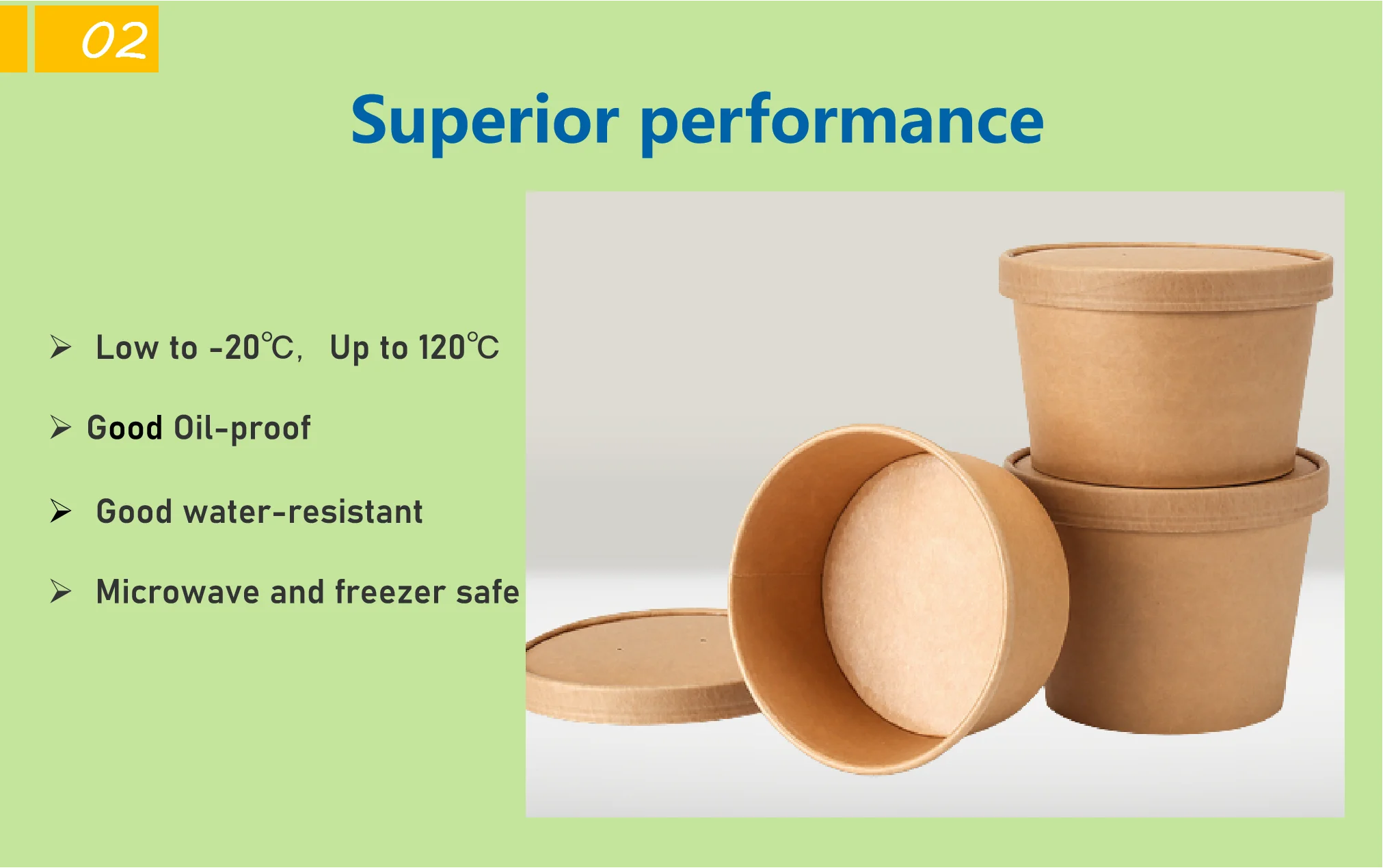 Disposable Wholesale Compostable Food Packing Heatable Kraft Paper Cup ...