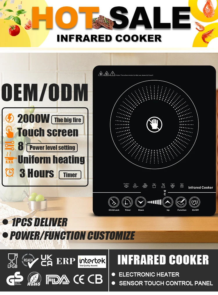 Ultra Slim Infrared Cooker - Efficient Cooking Solutions