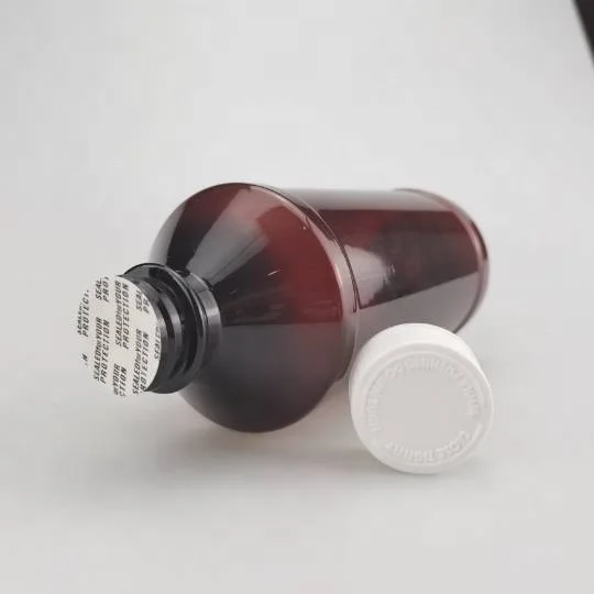 In Stock Amber PET Wockhardt Hi-Tech Round Square 16oz Bottles