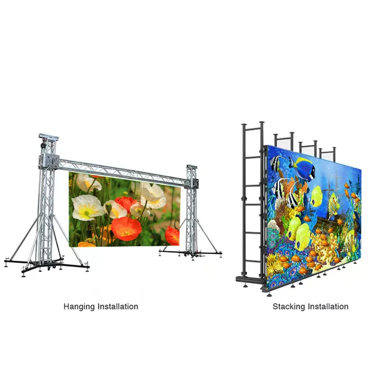500x500mm Indoor Outdoor Rental Led Wall Display P2.976 P3.91 P4.8 ...