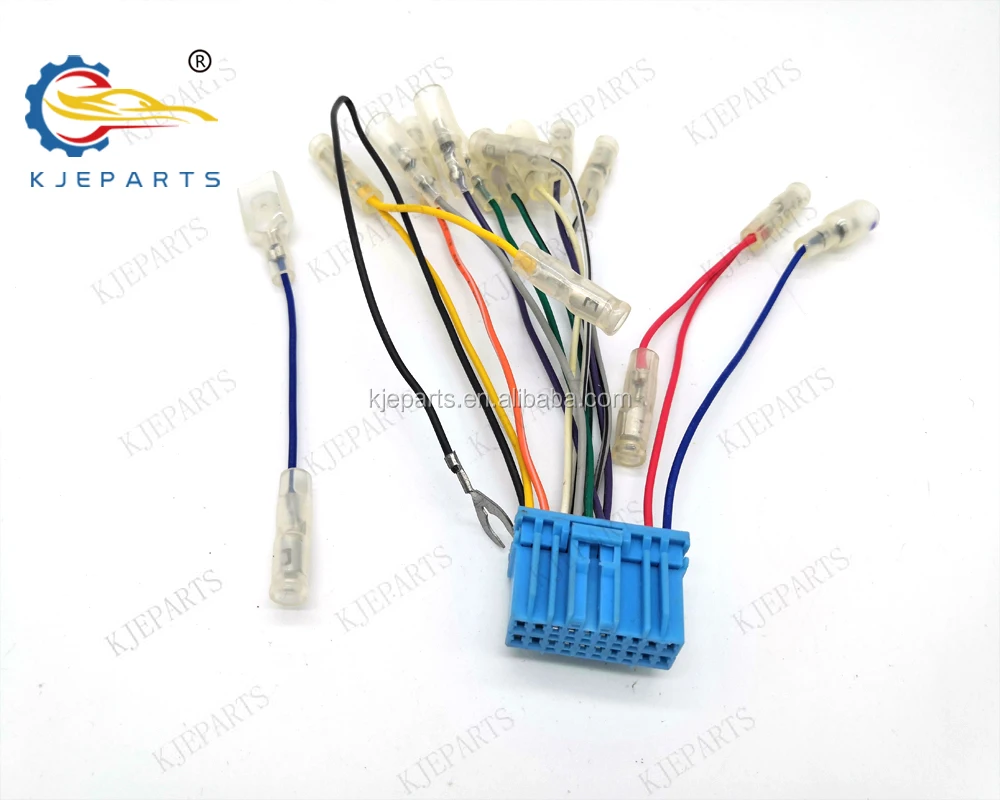 Auto 20 Pin Female Connector Plug With Bullet Terminal Auto Stereo Cd ...