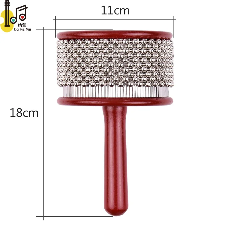 11.5 cm Student Children Kid Instrument Musical Pop Hand Shaker Wooden ...