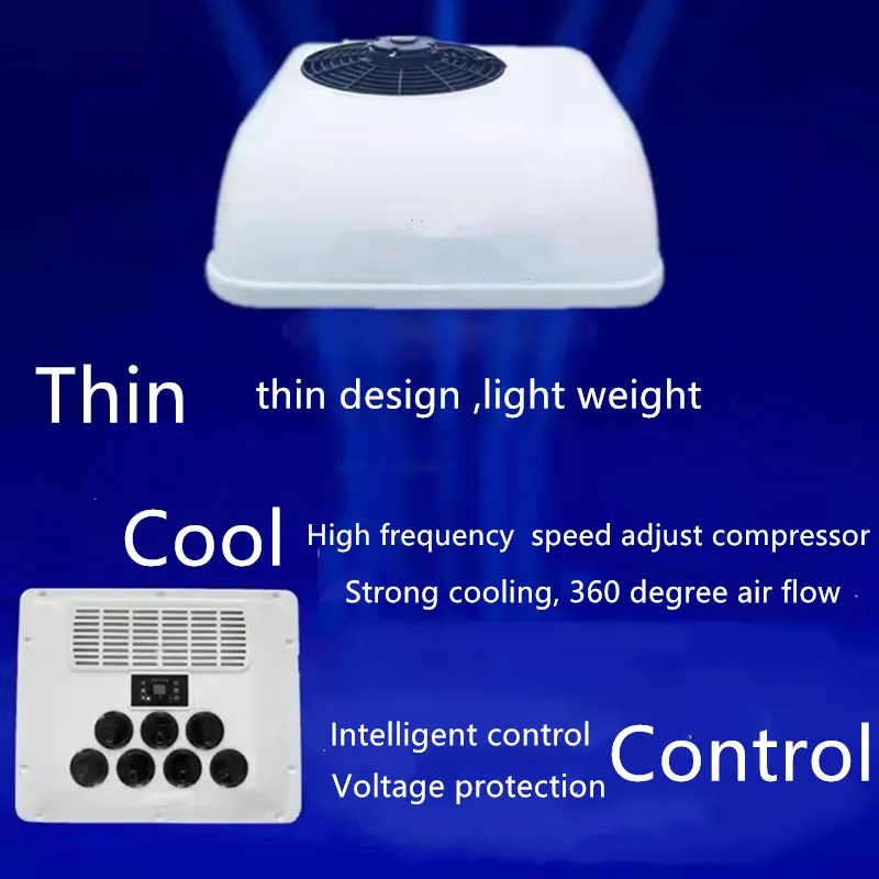 12v/24v/48v Rooftop Mounted Vehicle Air Conditioning Systems 12 Volt ...