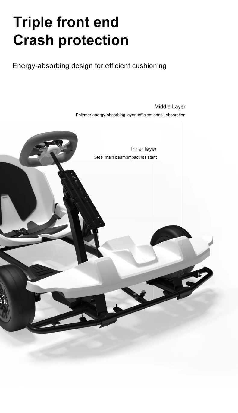 Ninebot Electric Go Kart Kit 2 - Chassis for Custom Builds