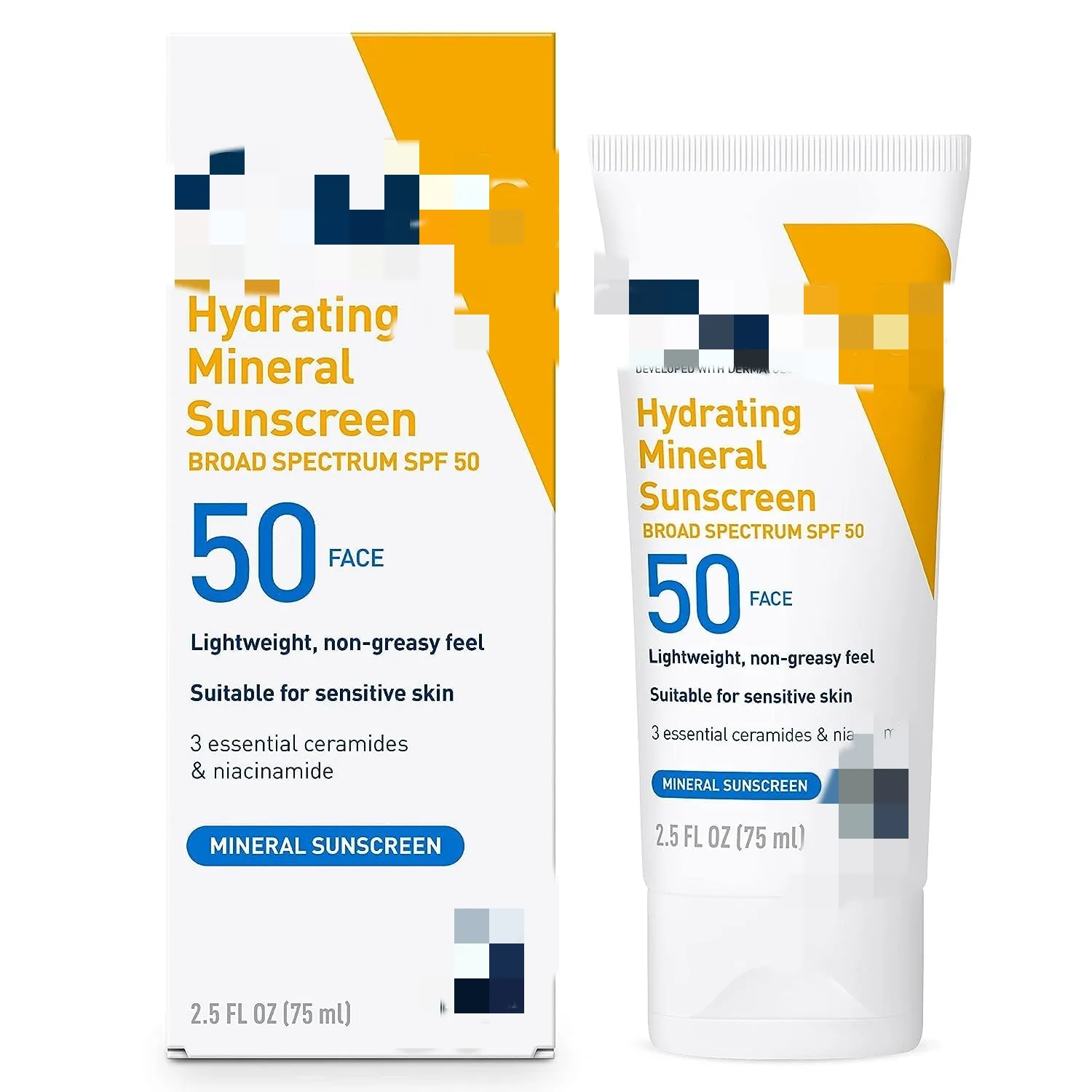75ml Cera Sunscreen Spf 50 Ve High Quality Sunscreen Face Hydrating ...