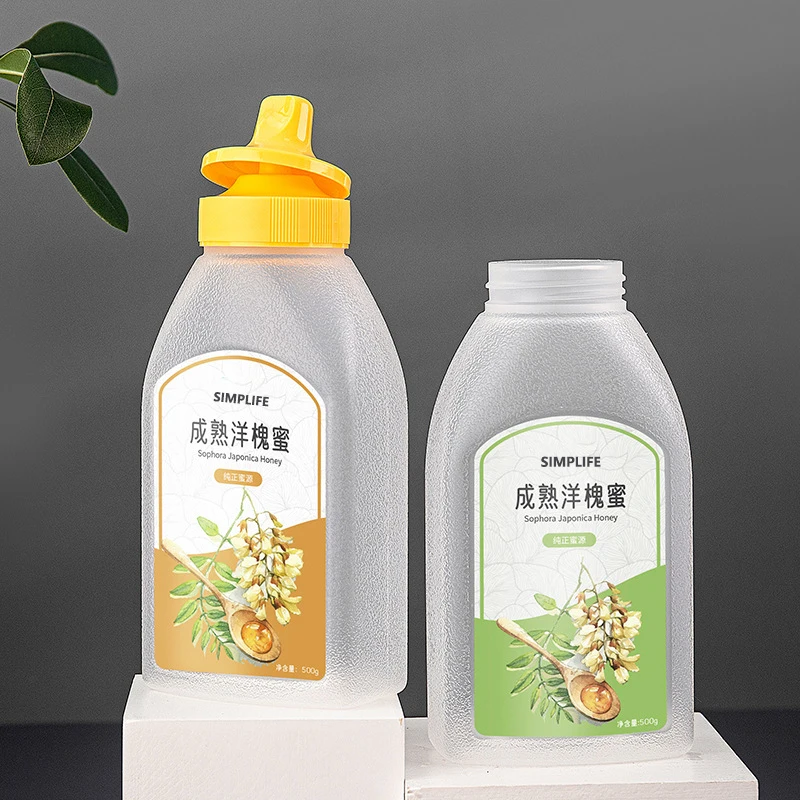 500g Squeeze PP Plastic Honey Packaging Bottle - Eco-friendly
