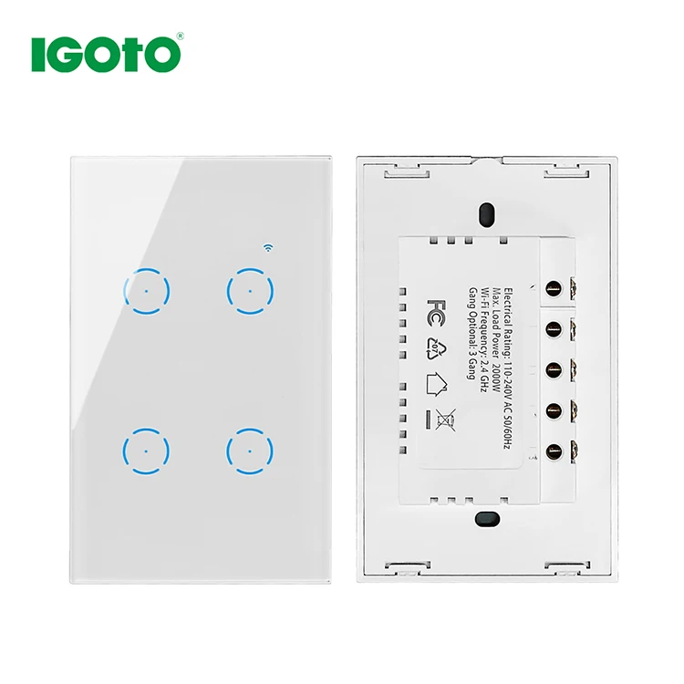 IGOTO Smart Wifi Switch - Tuya SAA AU Standard Touch Panel