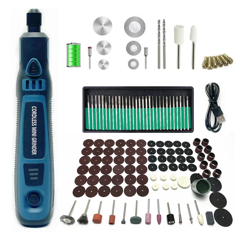 USB Charging Mini Rotary Grinder - Machine a Manucure Weed