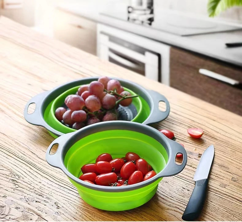 Eco-friendly Folding Vegetable Strainer - Durable & Versatile