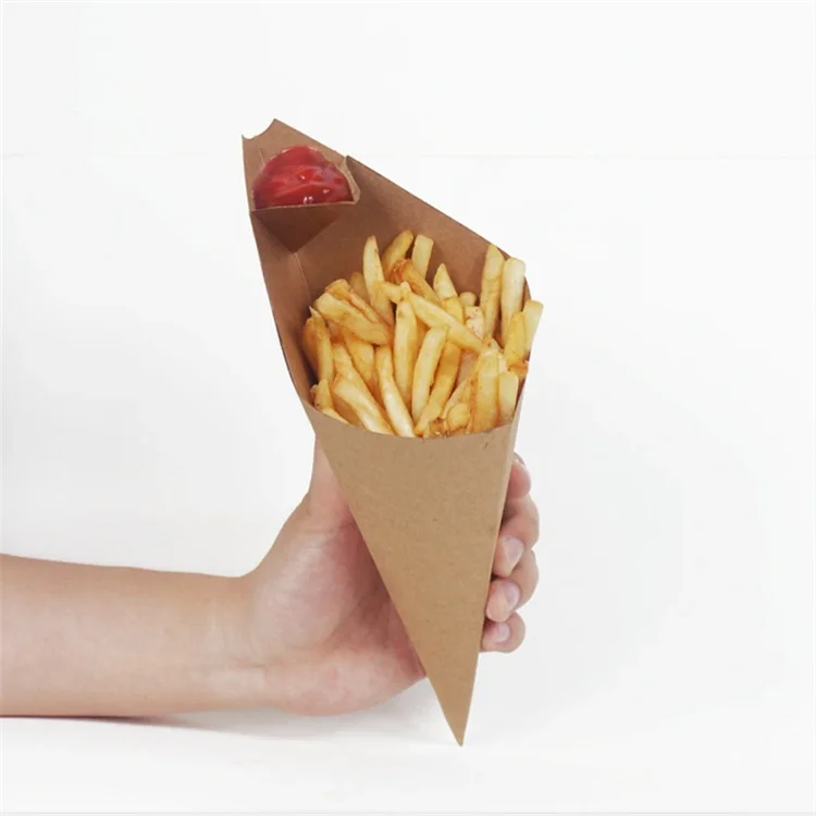 customized fast food box french fries box cone| Alibaba.com