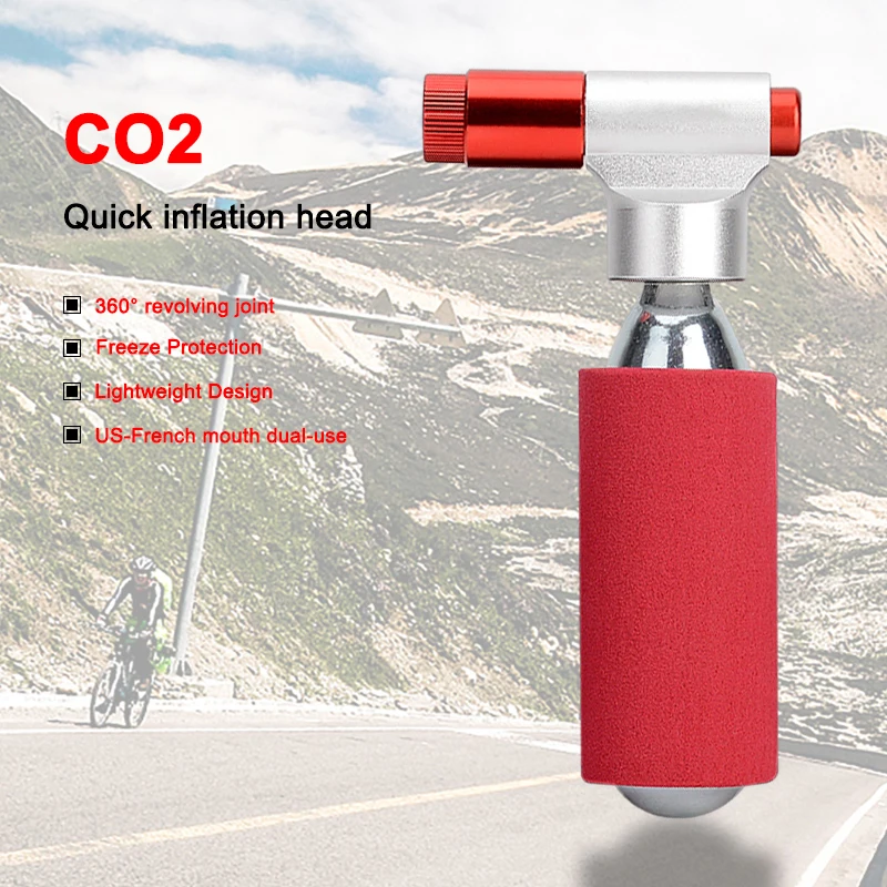 Co2 Bike Tire Co2 Inflator Bicycle Pump Threaded Co2 Inflator Bicycle ...