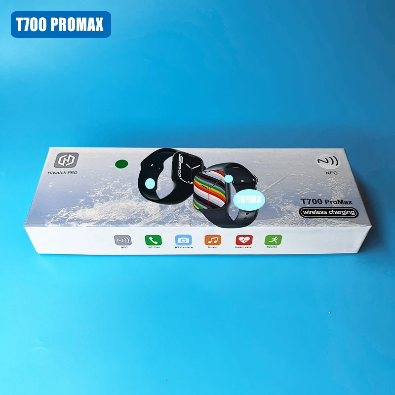 Ready To Ship Iwo7 Smart Watch Series 7 T700 Pro Max Smartwatch 1.86inch Large Screen T700pro ...