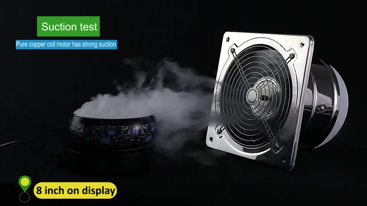 Two-way Industrial Exhaust Fan Commercial Kitchen Household Exhaust Fan High Power Axial Flow ...