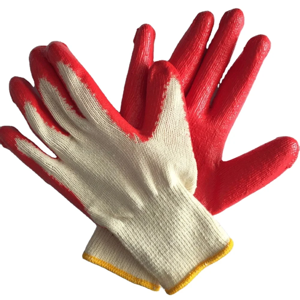 Cheap Red Latex Coated Work Gloves - Safety & Comfort