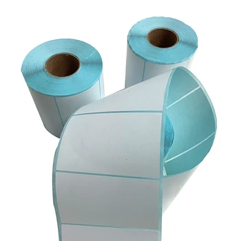 Custom Size Logo 4x4 Waybill Sticker Thermal Paper 80x80mm Roll Label ...
