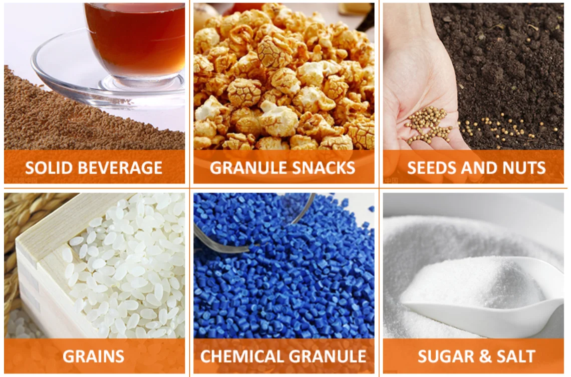 Weighing And Packing Brick Shape Rice Sticky Rice Millet Vacuum ...