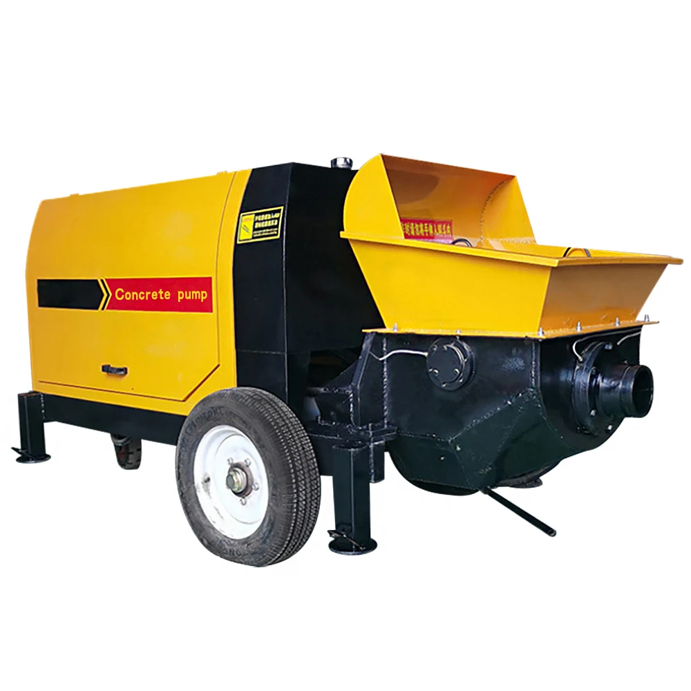 Rippa Concrete Line Pump Small Mini Trailer Stationary Concrete Pump ...