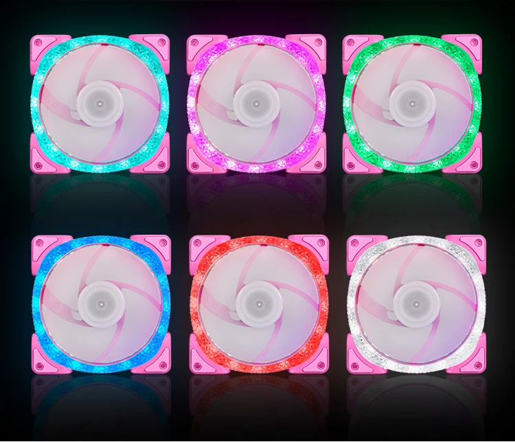 Oem Custom Computer Pc Fan 12025 Rgb Cooling Fans Cpu Gaming Case ...