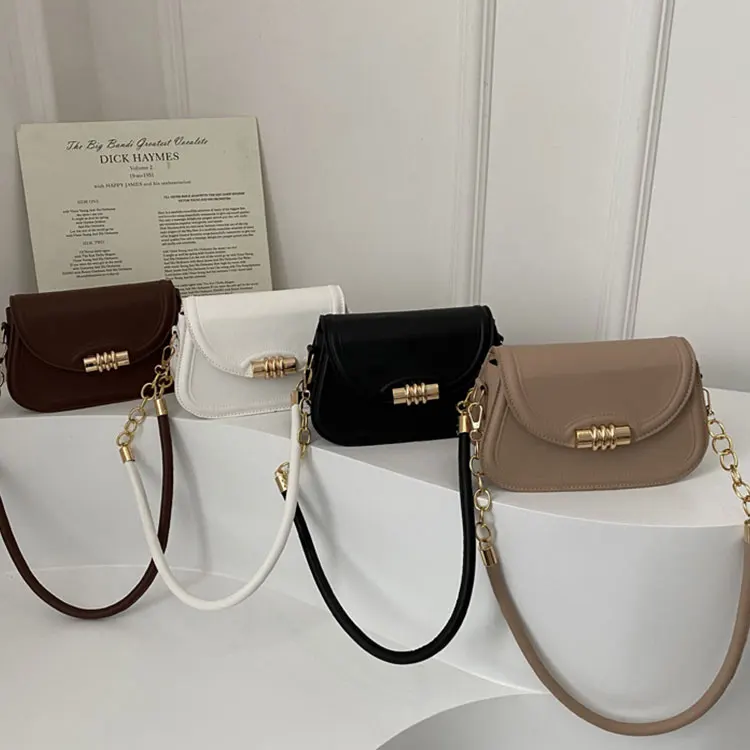 MU Simple Suture 2024 new chain purses Single underarm handbag women ...