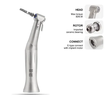 Big Promotion Dental Low Speed Handpiece 20:1 Reduction Implant Contra ...