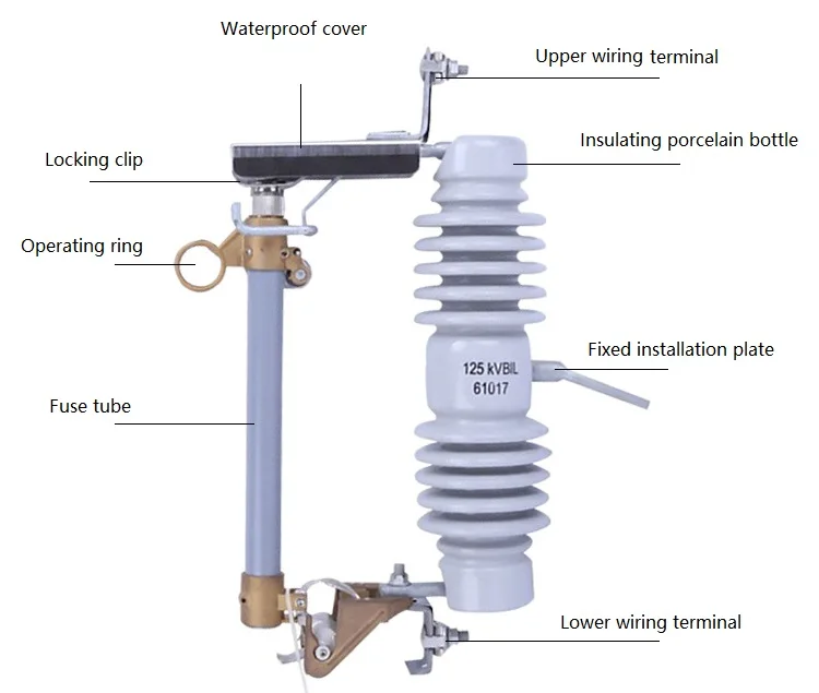 10kv 11kv 33kv Lightning Arrester And Drop Out Fuse Unit - Buy 10kv ...