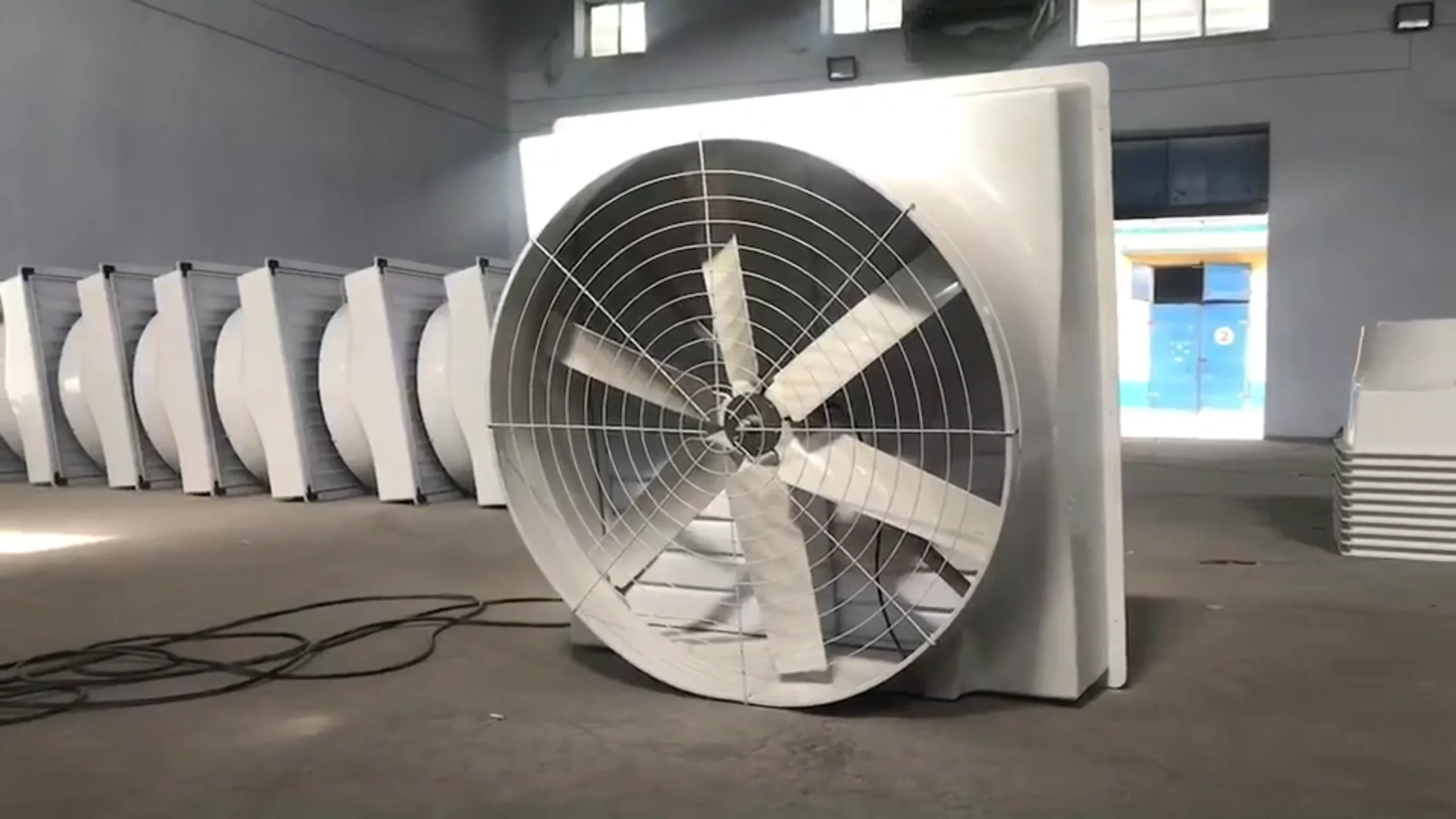 Pig Swine Farm Fiberglass Frp Ventilation Exhaust Fan With Cone Blower ...