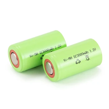 High Capacity Nimh Sc 1.2v 3000mah Sub C Size Batteries Cell Rechargeable Batteries - Buy Nimhaa ...