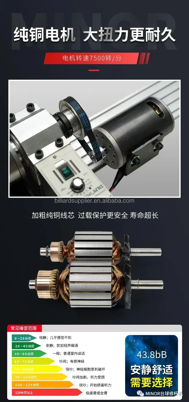 Professional Billiard Cue Lathe - Mini Manual Cue Repair Machine for ...