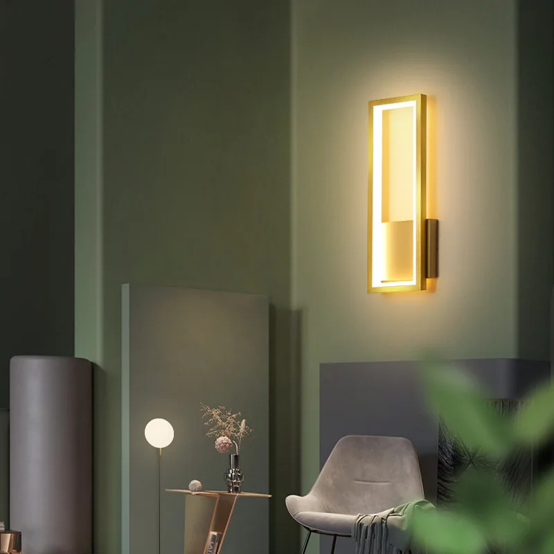 Dual Color Aluminum 16W LED Wall Lighting Wall Hanging Living Room ...