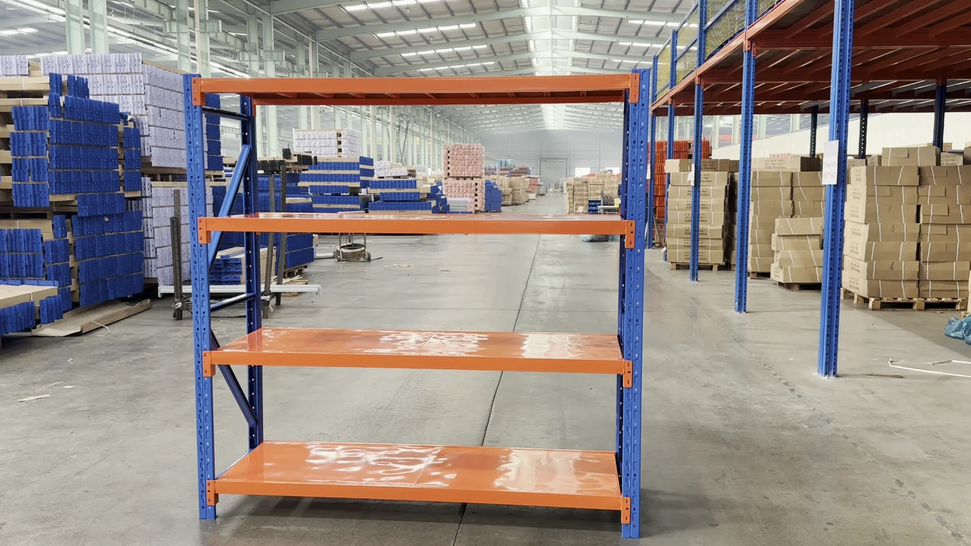 Industrial Shelving Rack System Heavy Duty Metal Boltless Shelving ...