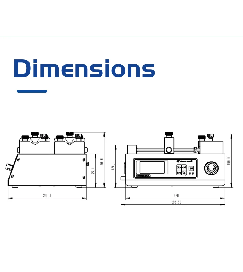 LSP02-3B Syringe Pump - Precision for Lab & Industry