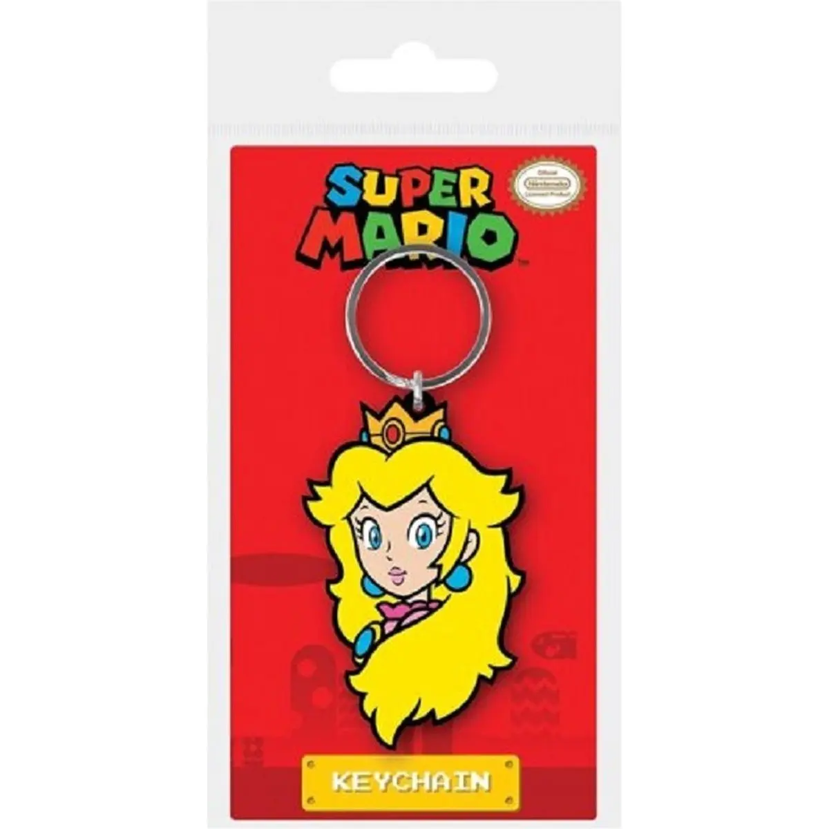 Nintendo for Super Mario Princess Peach Rubber Keychain Anime Keytoy ...