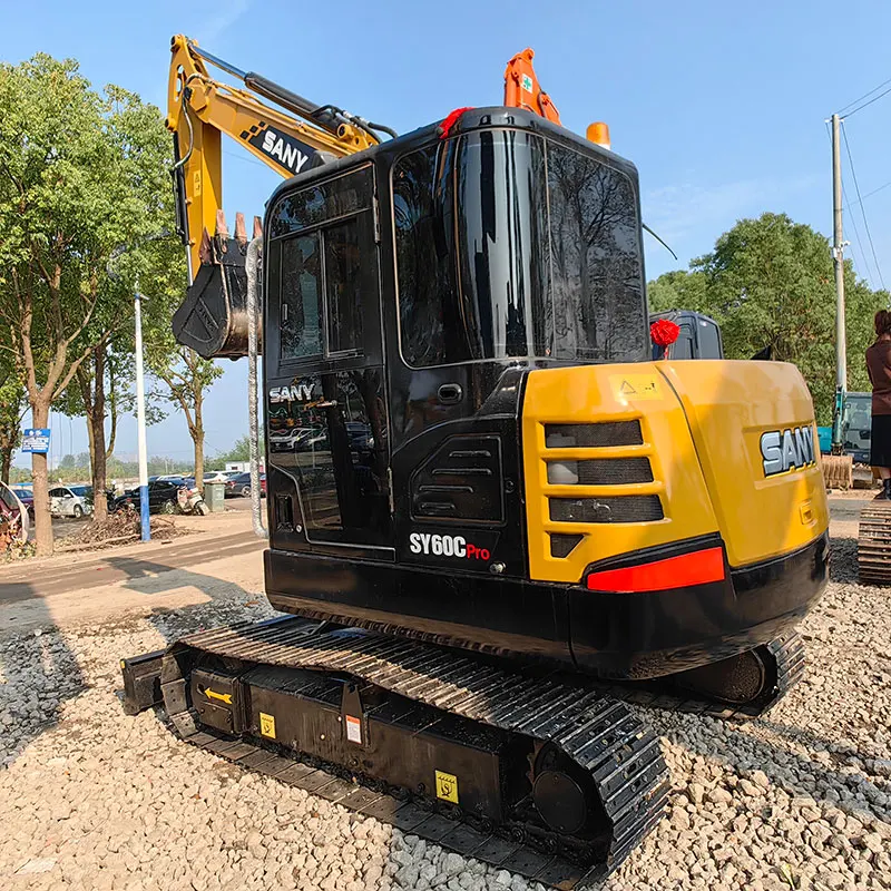 Used Sany60 Sy60c Excavator Engineer Construction Machine 6ton ...