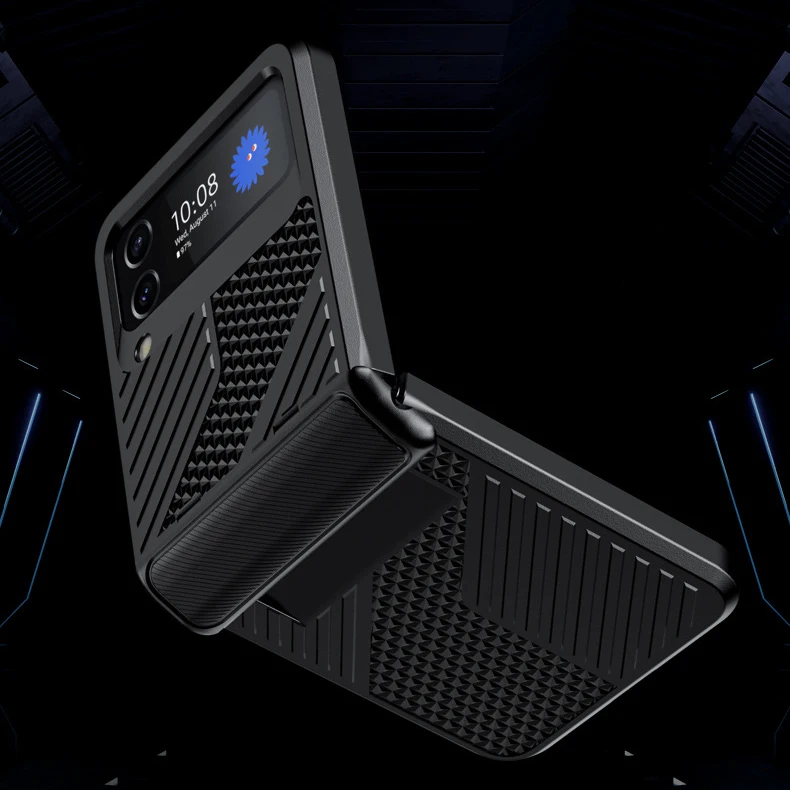 Folding Pc Phone Case For Z Flip 4 Case With Hinge Ultra-thin Mobile ...