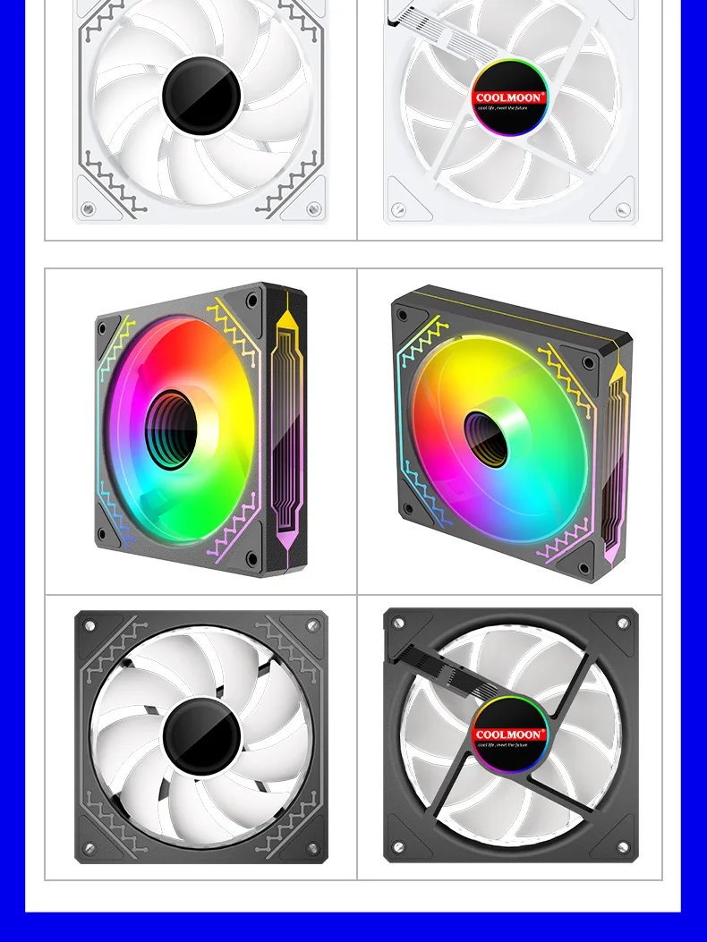 New Design COOLMOON W12 Gaming Computer air Cooler Pc 5V ARGB Sync Argb ...