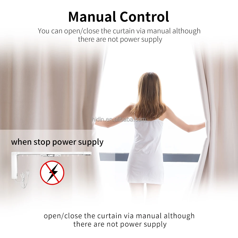 Tuya Smart Life Electric Motorized Wifi Smart Curtain Motor Tuya Roller ...