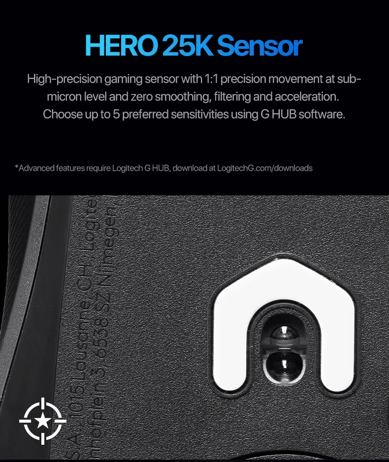 Logitech G502 X Lightspeed Wireless Mouse - Customizable & Long Battery ...